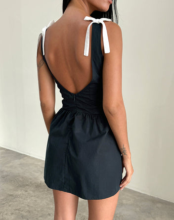 Off White Tap Shoe Mini Dress | Taleshi – motelrocks-com-eur