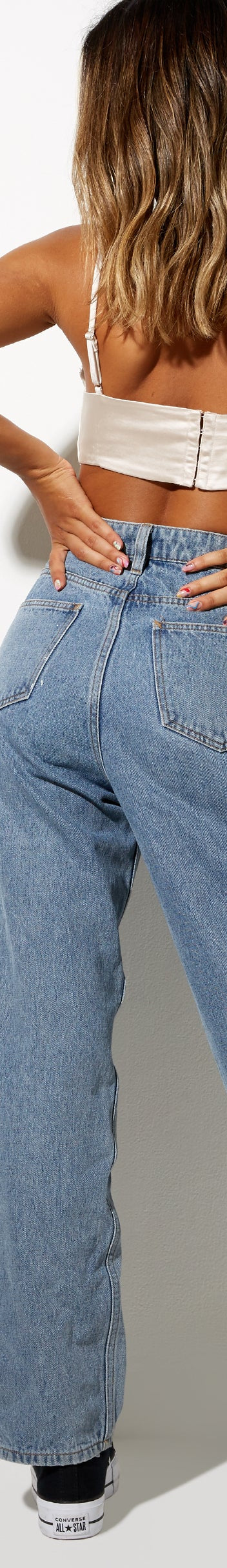 Satin Beige Strappy Crop Top with Lace Trim | Dinie – motelrocks-com-eur