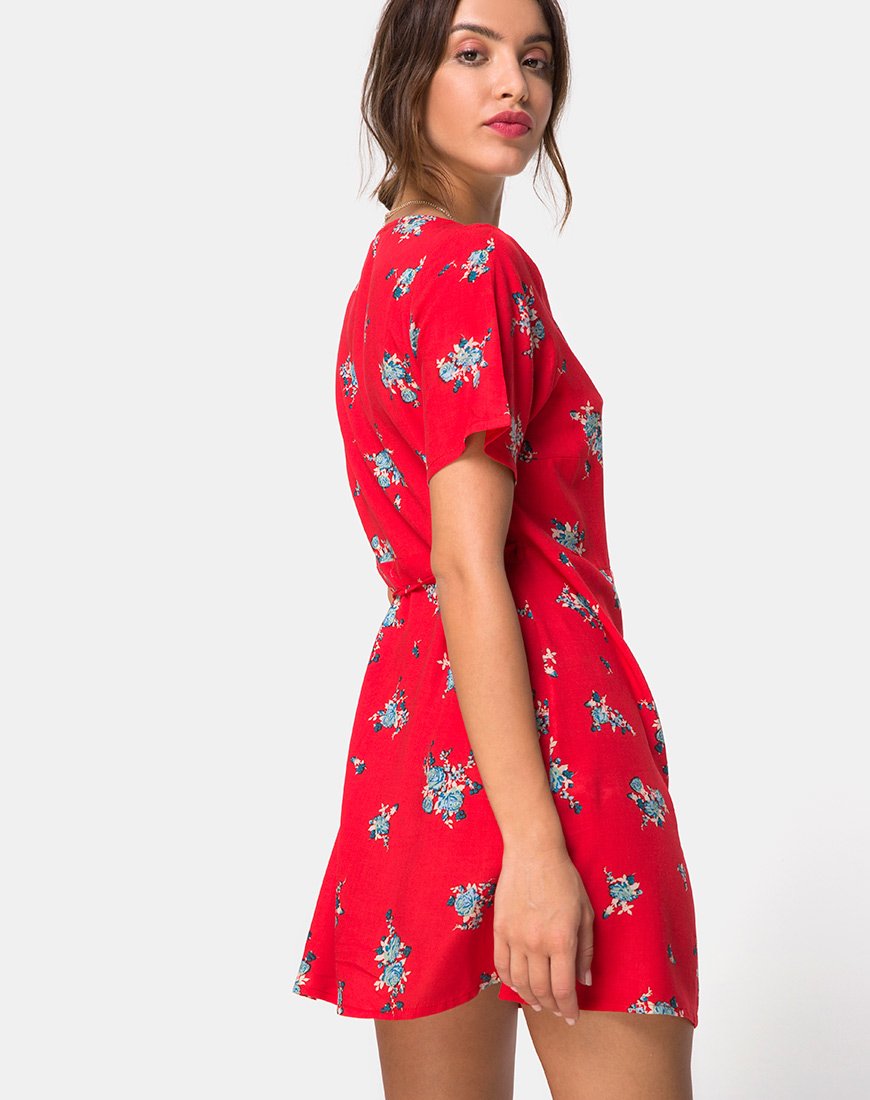 Slava Dress in Soi Rose Red – motelrocks-com-eur