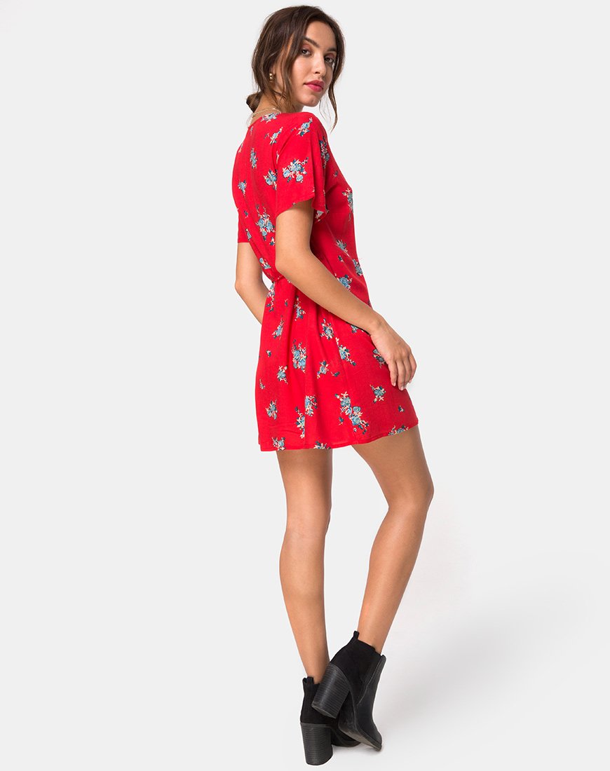 Slava Dress in Soi Rose Red – motelrocks-com-eur